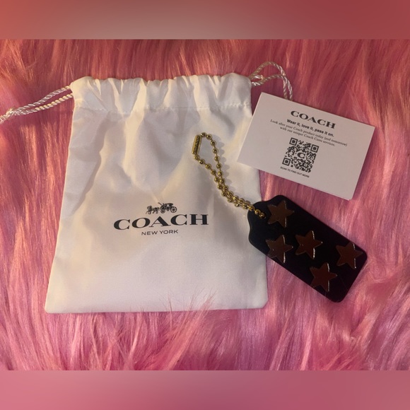 Coach | Accessories | Coach Star Large Hang Tag With Dustbag | Poshmark